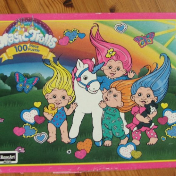 Rose Art | Toys | Magic Trolls The Gang Rose Art Vintage 0 Large Pce ...